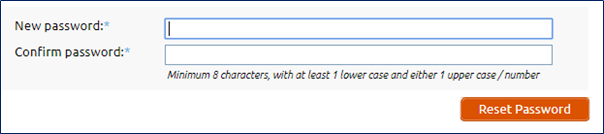 How to reset your password
