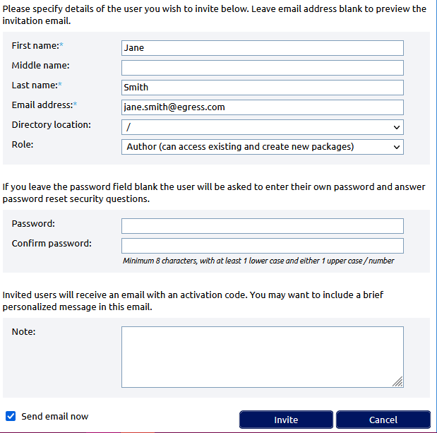 How to assign licences and invite users into your Egress Business Account