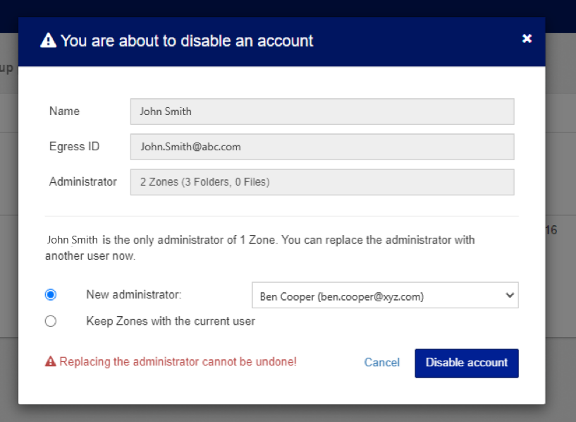 Egress Workspace - How to delete users from Workspace