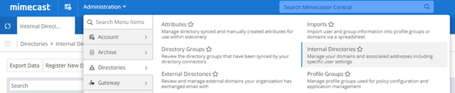 Mimecast updates for Egress Gateway