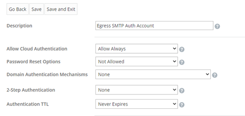 Mimecast updates for Egress Gateway