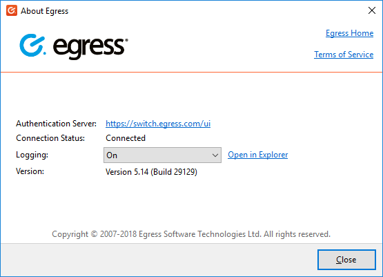 How to enable Egress Client logging