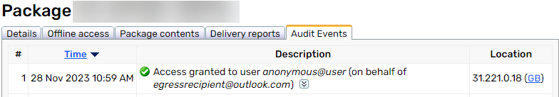 Egress Protect - One-Click Access