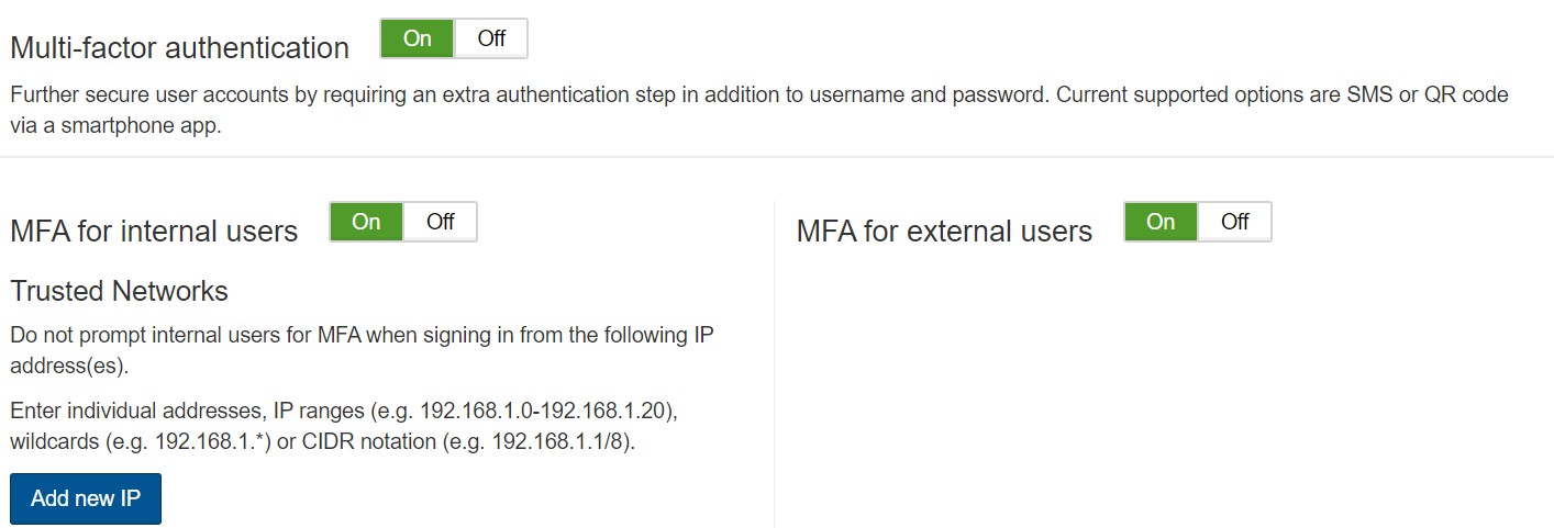Workspace - Setting up Multi Factor Authentication (MFA)