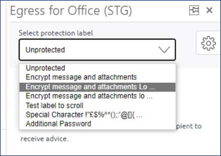 Egress Web Add-In User Experience Guides