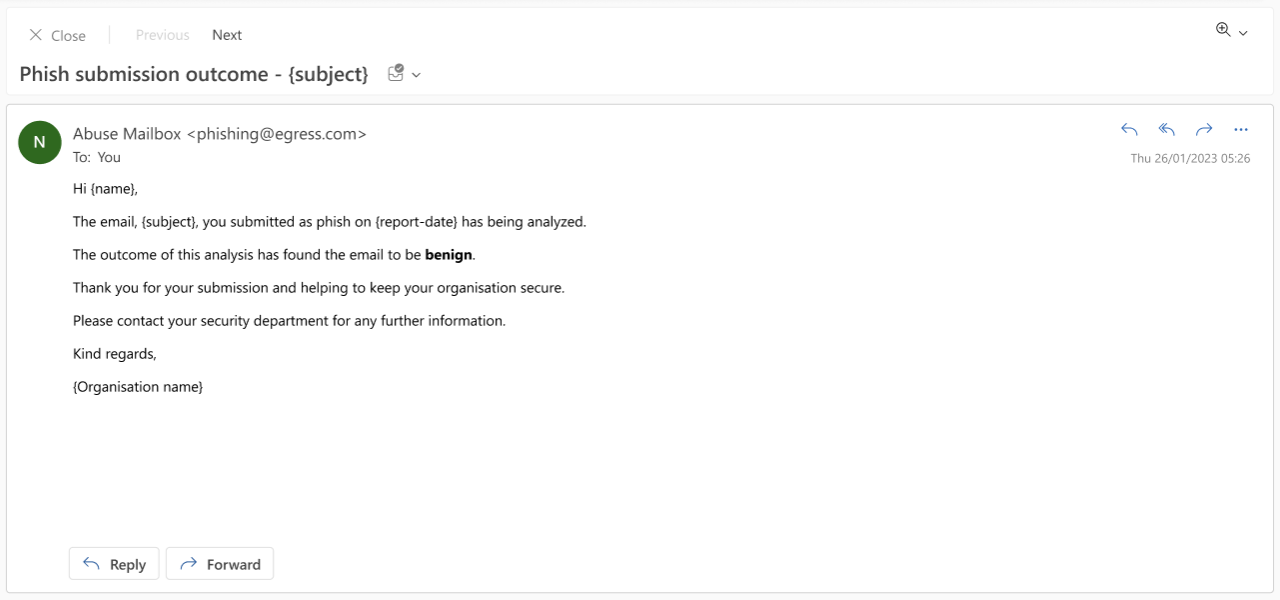 Egress Defend - Abuse Mailbox Automation