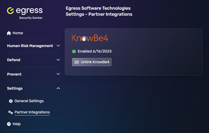 Egress & KnowBe4 - User Events Integration